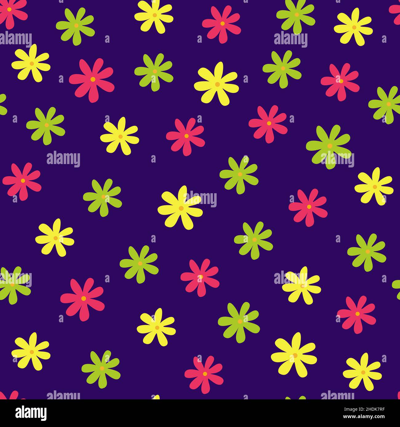 Seamless floral pattern, vector illustration Stock Vector Image & Art ...