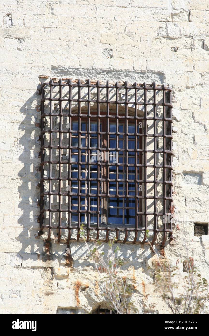 window, barred, windows, barreds Stock Photo - Alamy