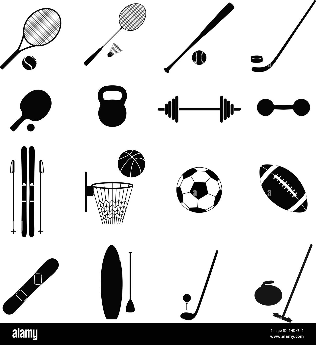 Set of sport icons, vector illustration Stock Vector Image & Art - Alamy