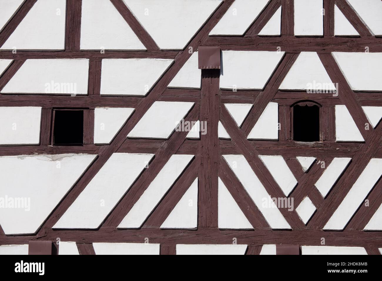 facade, timbered, facades, half-timbered, timbereds Stock Photo - Alamy