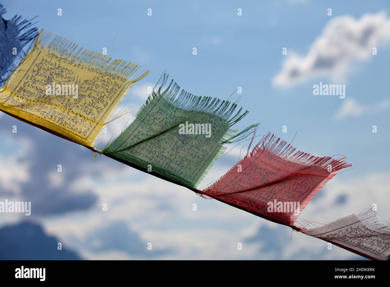 buddhism, prayer flag, buddhisms, prayer flags Stock Photo - Alamy