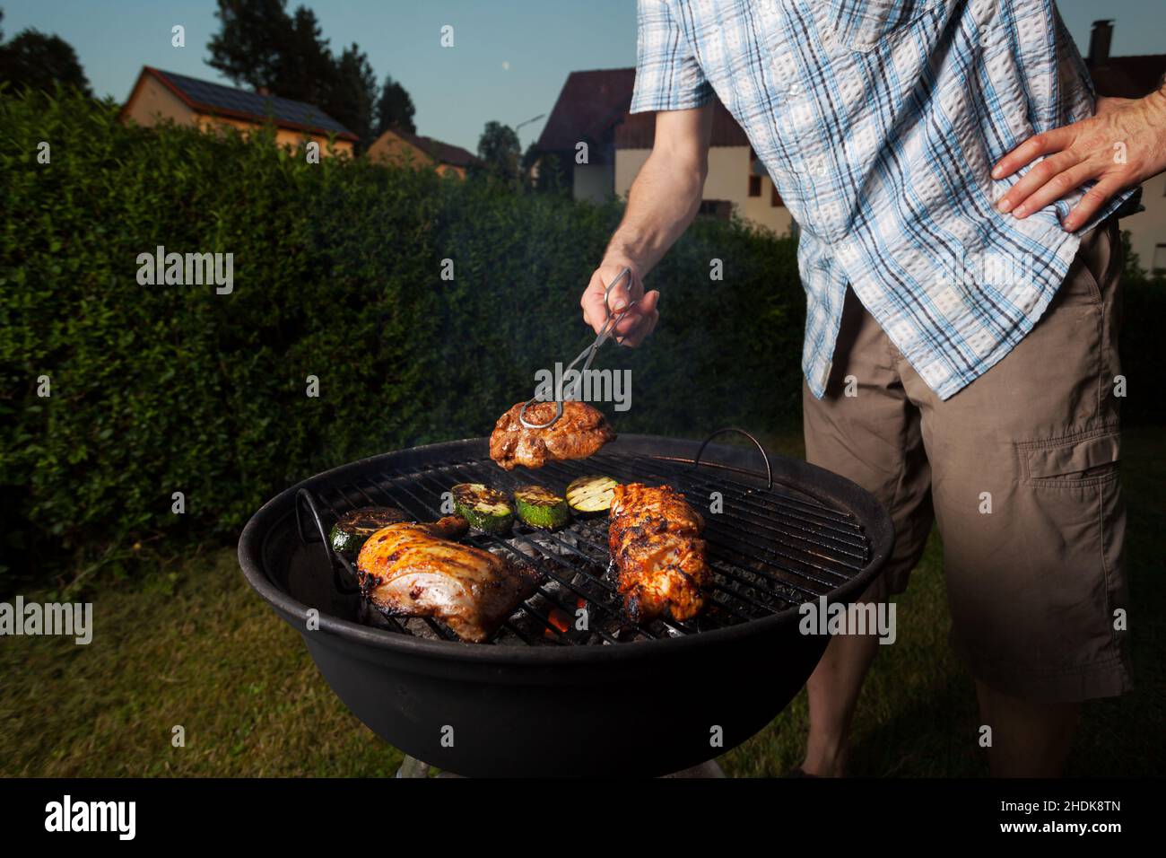 man, broiling, grill, guy, men, grills Stock Photo - Alamy