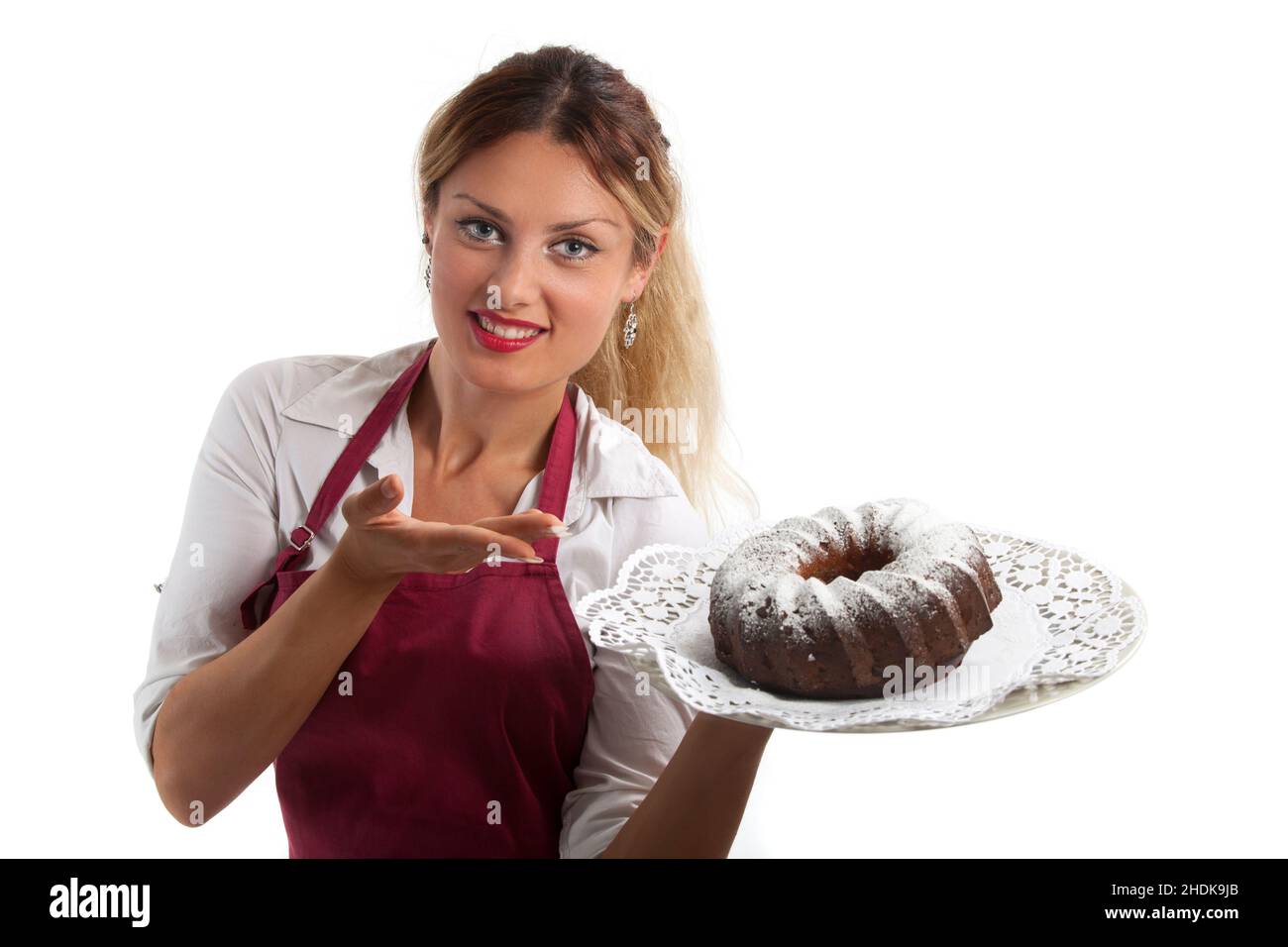 marble cake, baker, marble cakes, bakers, female baker Stock Photo - Alamy