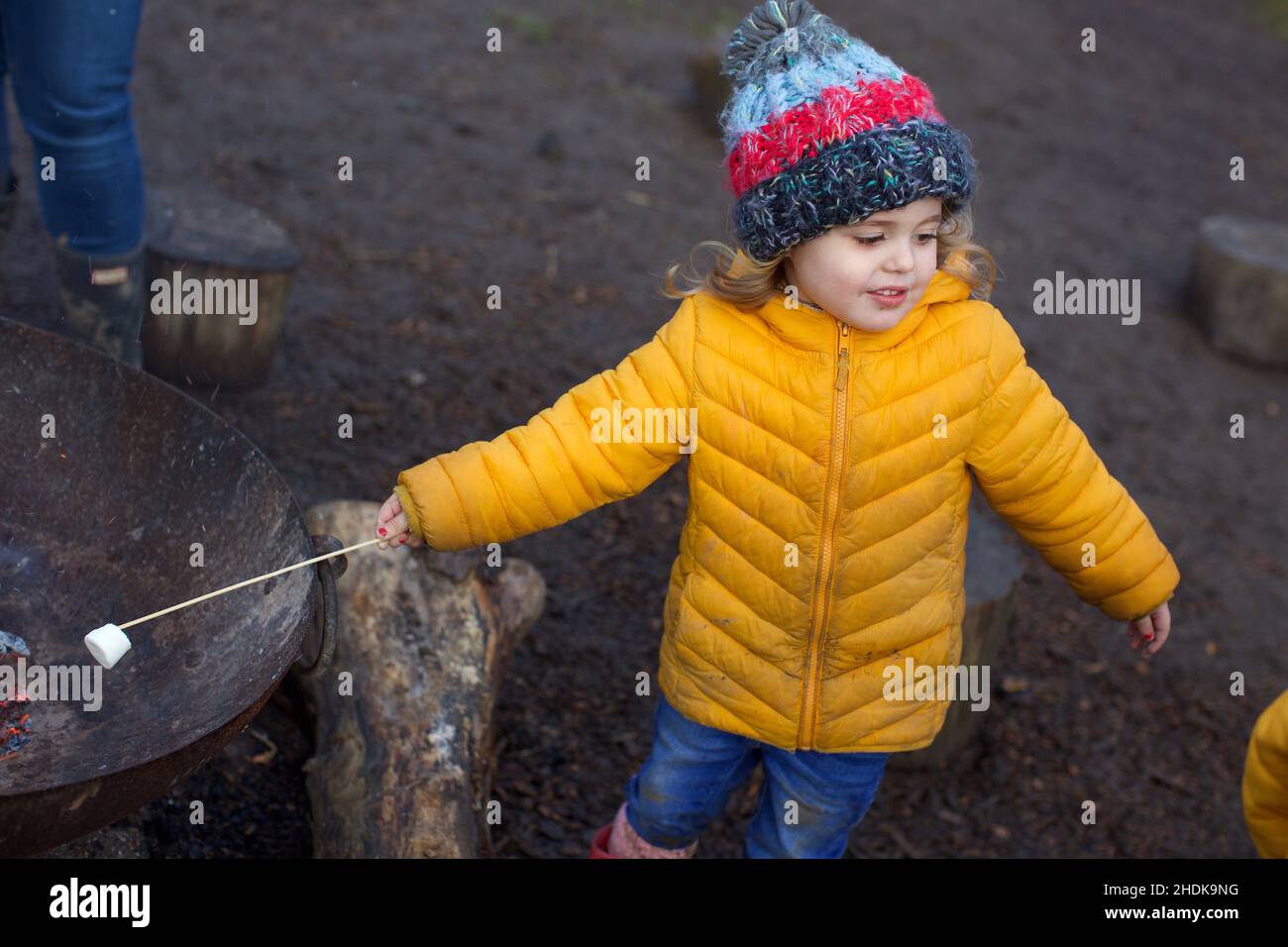 Toasting marshmallows fire hi-res stock photography and images - Alamy