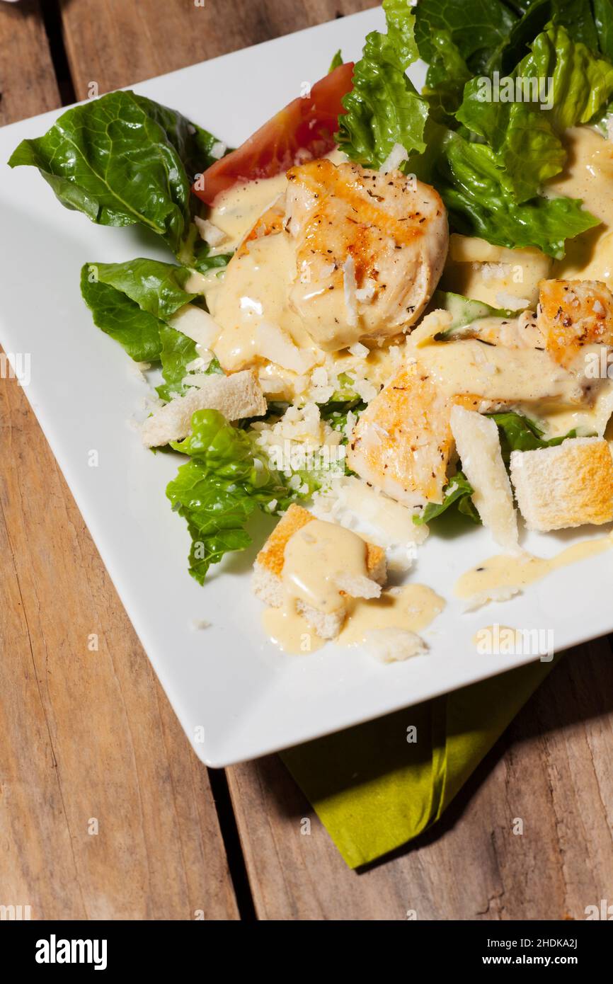 salad plate, caesar salad, turkey filet, salad plates, caesar salads ...