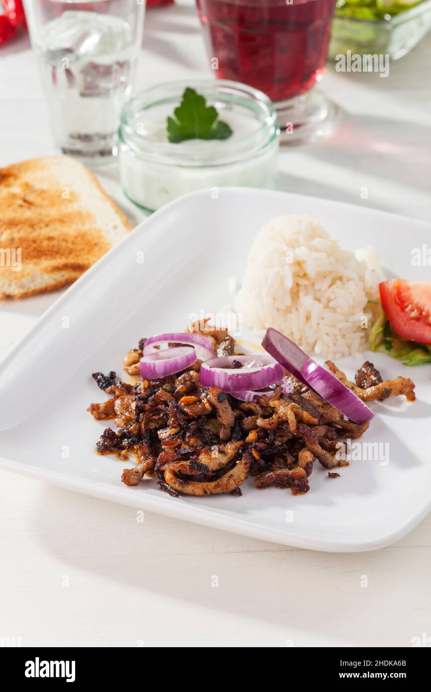 gyros, typical greek meal Stock Photo - Alamy
