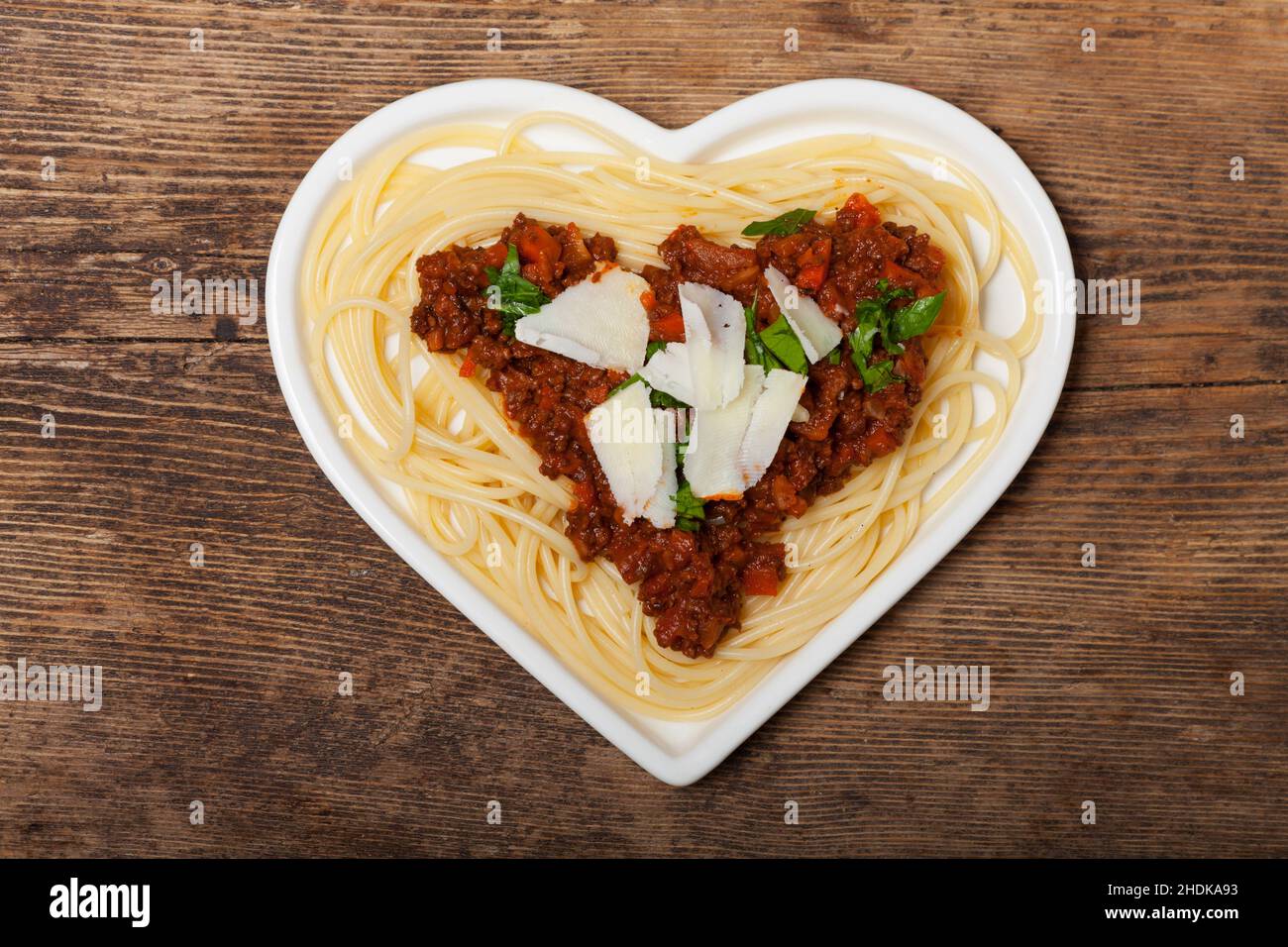 heart, spaghetti, bolognese, hearts, spaghettis, bologneses Stock Photo ...