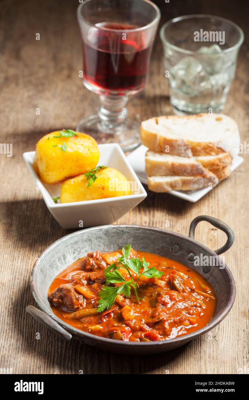 meal, lunch, goulash, meals, lunch time, goulashs Stock Photo - Alamy