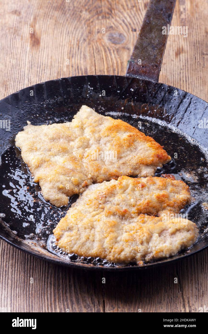 cutlet, wiener schnitzel, cutlets, wiener schnitzels Stock Photo - Alamy