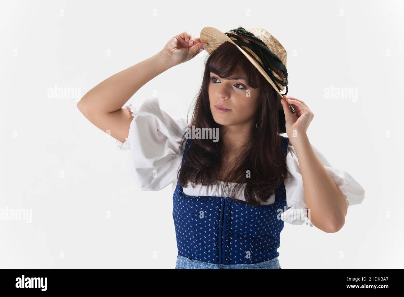 Woman bavarian hat hi-res stock photography and images - Alamy