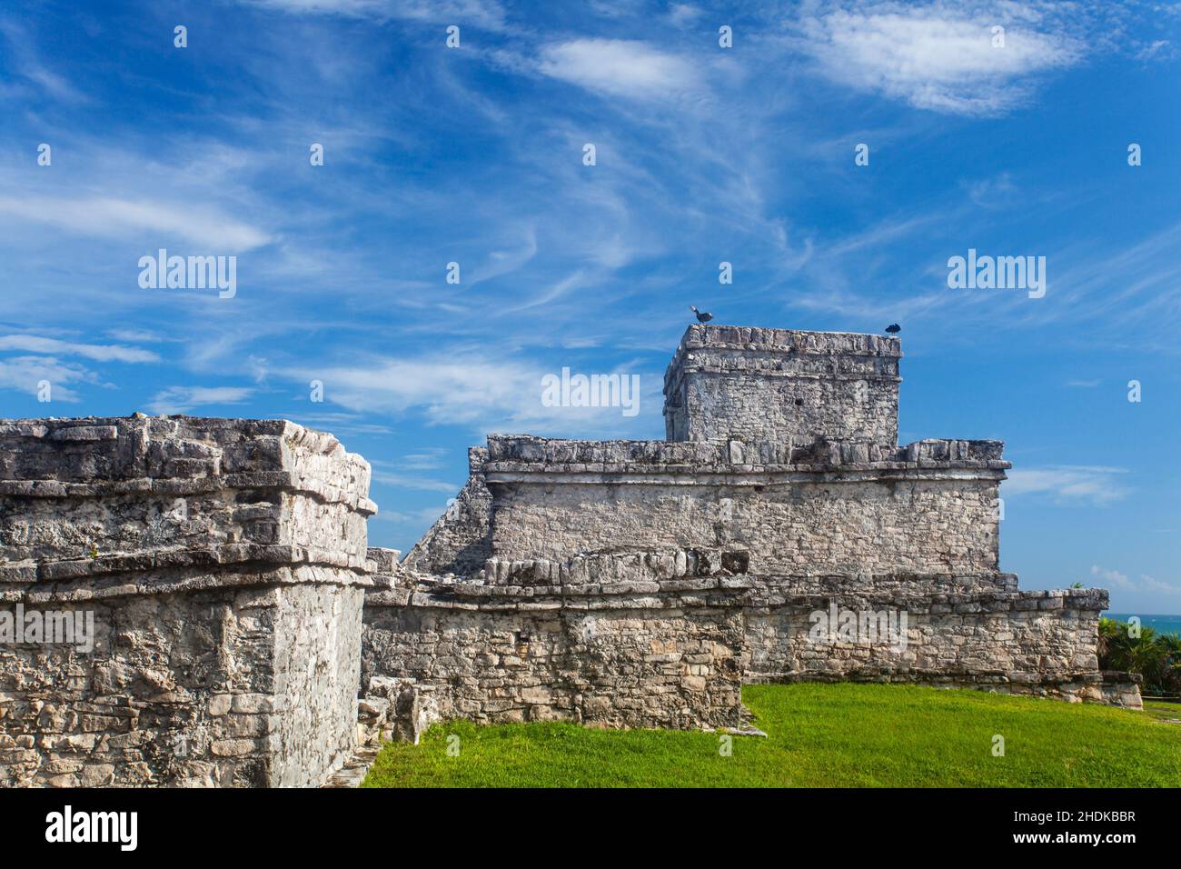 mexico, tulum, maya temple, mexicos, tulums, maya temples Stock Photo ...