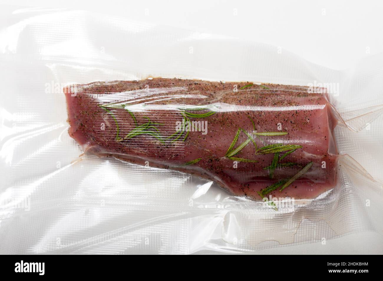 sealed, fillet of pork, vacuum cooking, sealeds, fillet of porks Stock ...