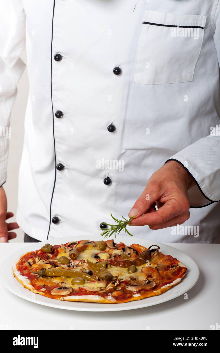 cook, pizza, cooks, pizzas Stock Photo - Alamy