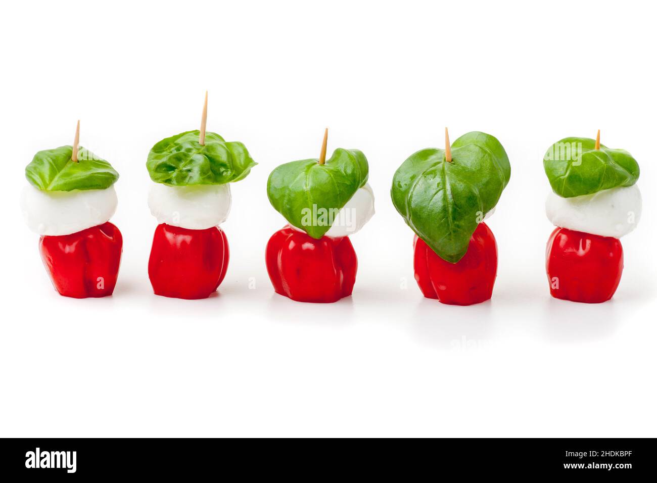 finger food, caprese, finger foods, capreses Stock Photo - Alamy