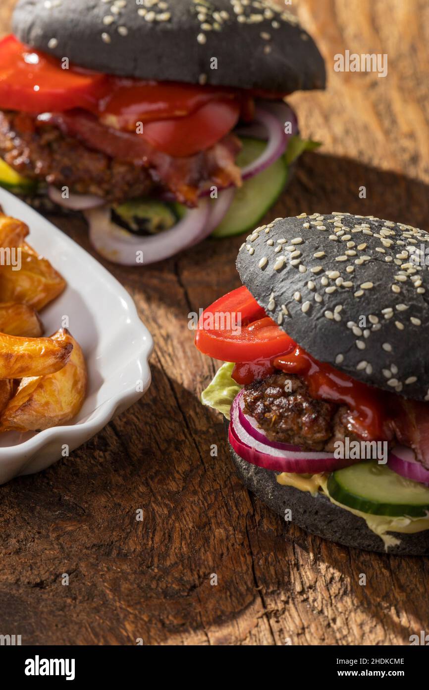 fast food, hamburger, fastfood, burger, burgers, hamburgers Stock Photo ...