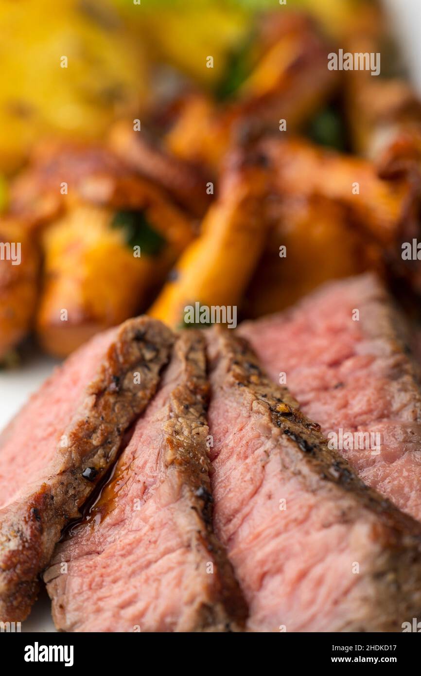 beef steak, gaunt, beef steaks, gaunts Stock Photo - Alamy