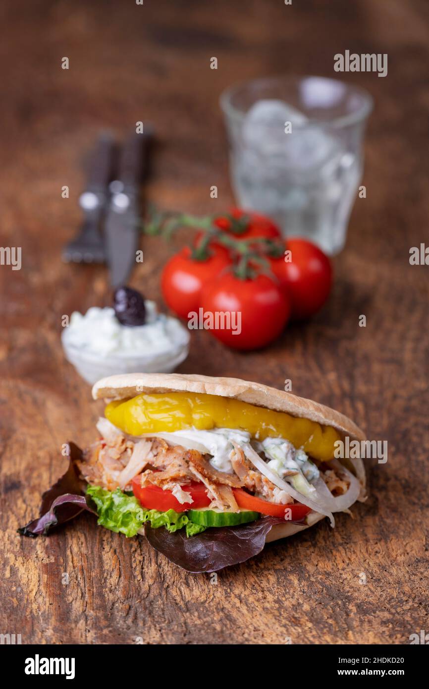 fast food, doner kebab, fastfood, doner kebabs Stock Photo - Alamy