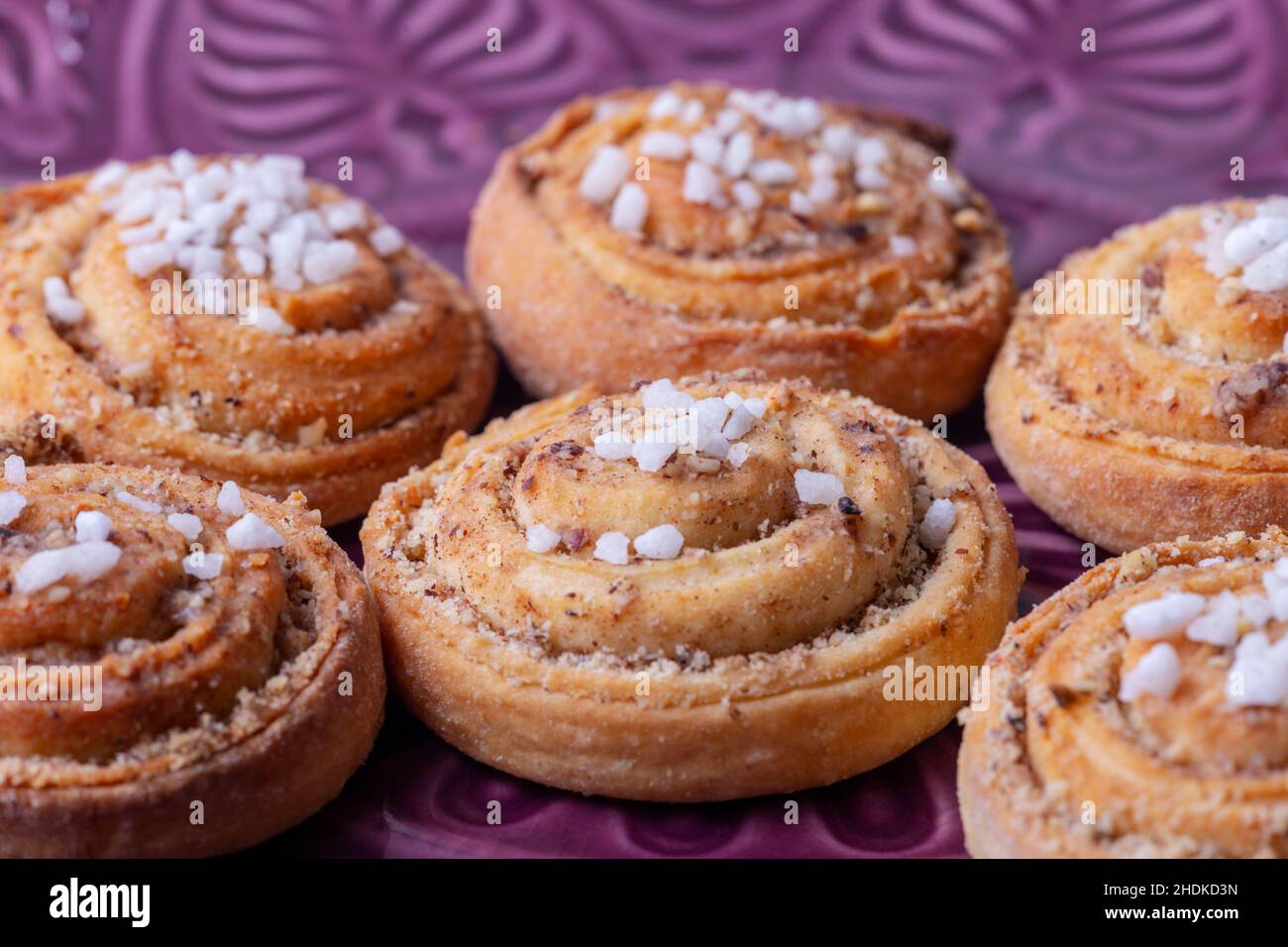 cinnamon bun, cinnamon buns Stock Photo - Alamy