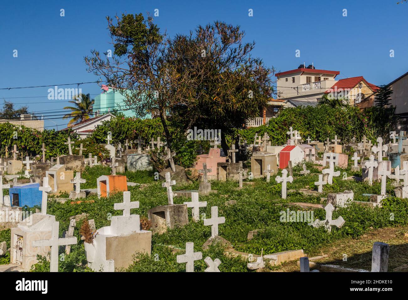 Cemetery in Puerto Plata, Dominican Republic Stock Photo - Alamy