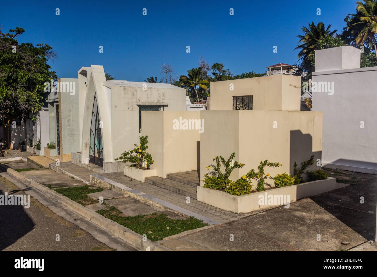 Cemetery in Puerto Plata, Dominican Republic Stock Photo - Alamy