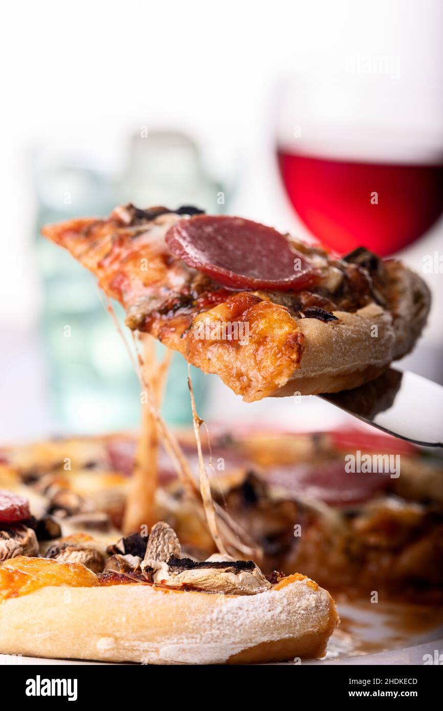pizza, pizza pieces, pizza topping, pizzas, pizza piece Stock Photo - Alamy