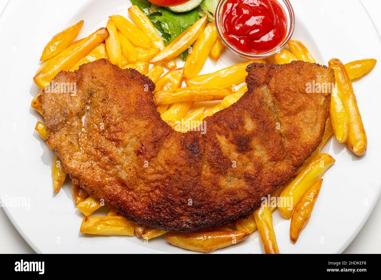 wiener schnitzel, lunch, wiener schnitzels, lunch time Stock Photo - Alamy