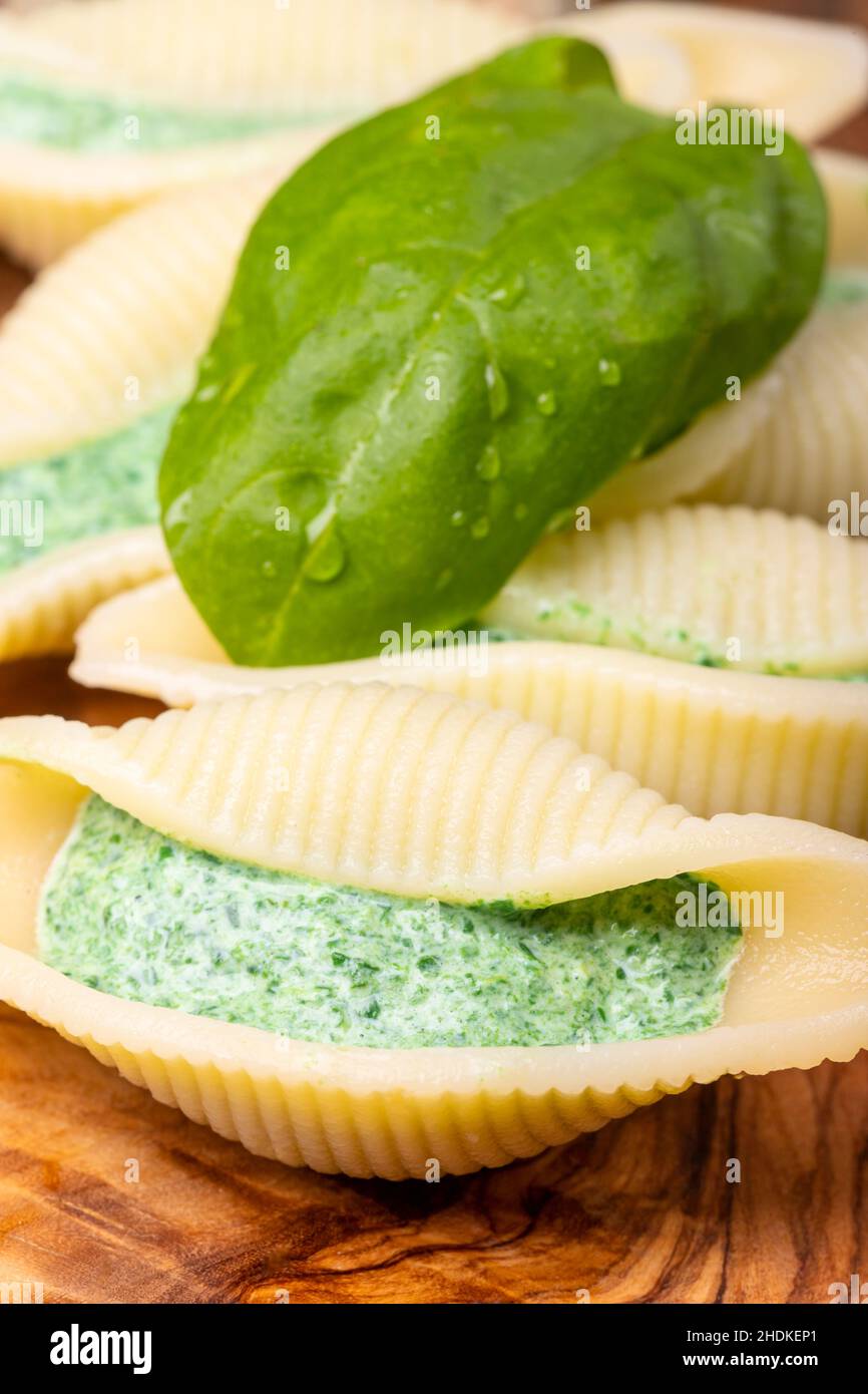 basil, filled, clam noodles, basils, filleds Stock Photo - Alamy