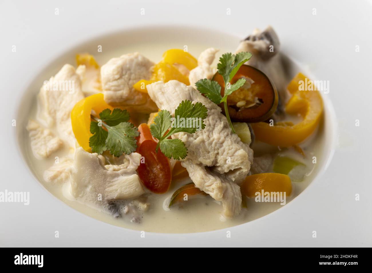 tom kha gai Stock Photo - Alamy