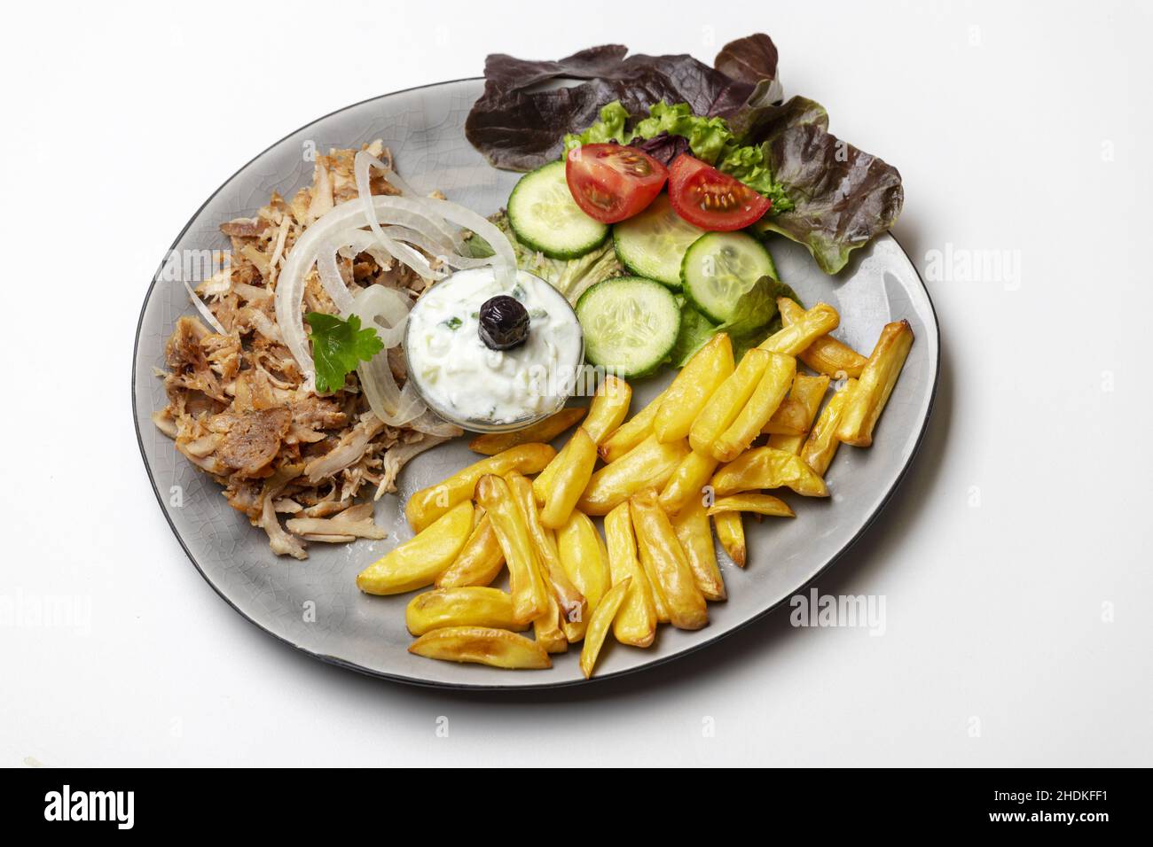 lunch, gyros, lunch time, typical greek meal Stock Photo - Alamy