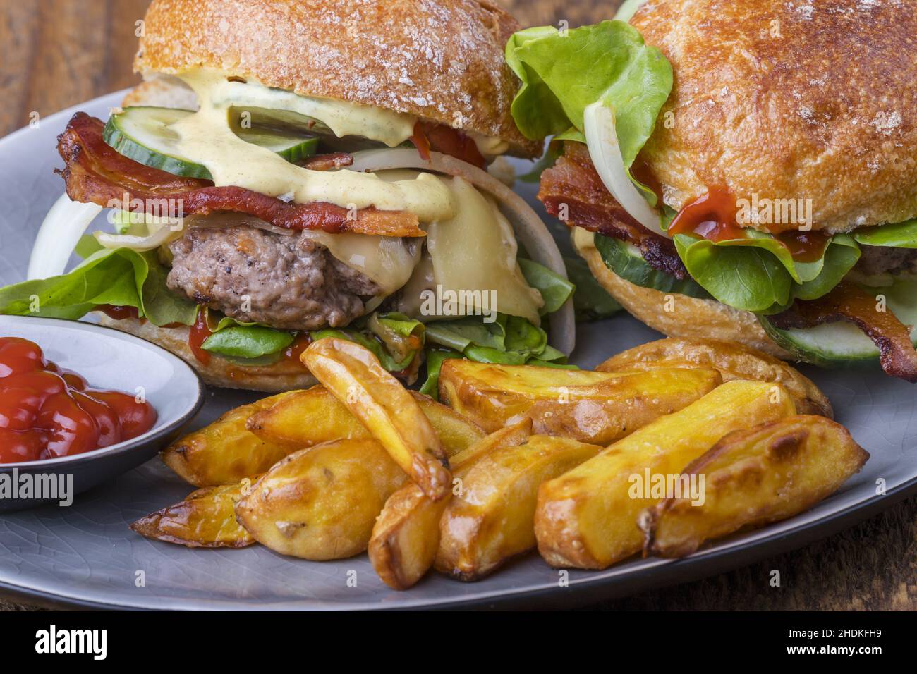 fast food, french fries, burger, fastfood, pommes, burgers Stock Photo ...