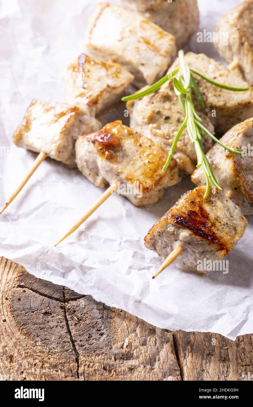shashlik, kebabs, souvlaki, shashliks Stock Photo - Alamy