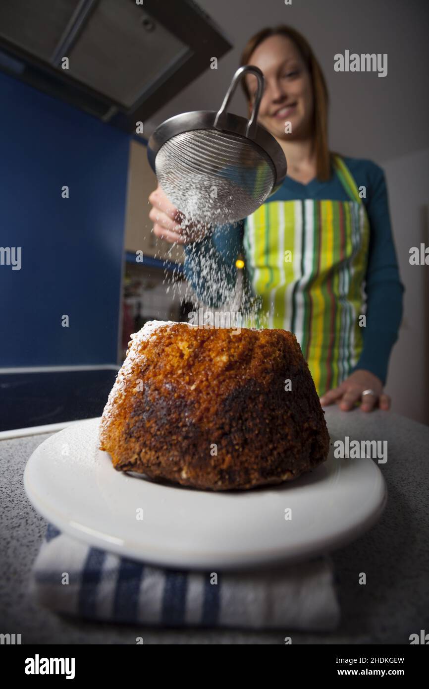 powdered sugar, sprinkle, bundt cake, home made, powdered sugars ...