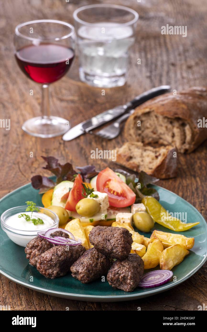 lunch, cevapcici, balkan cuisine, lunch time, balkan cuisines, balkan ...