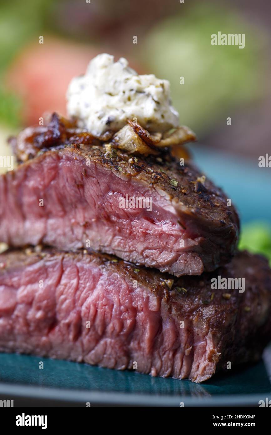 bloody, beef steak, bloodies, beef steaks Stock Photo - Alamy