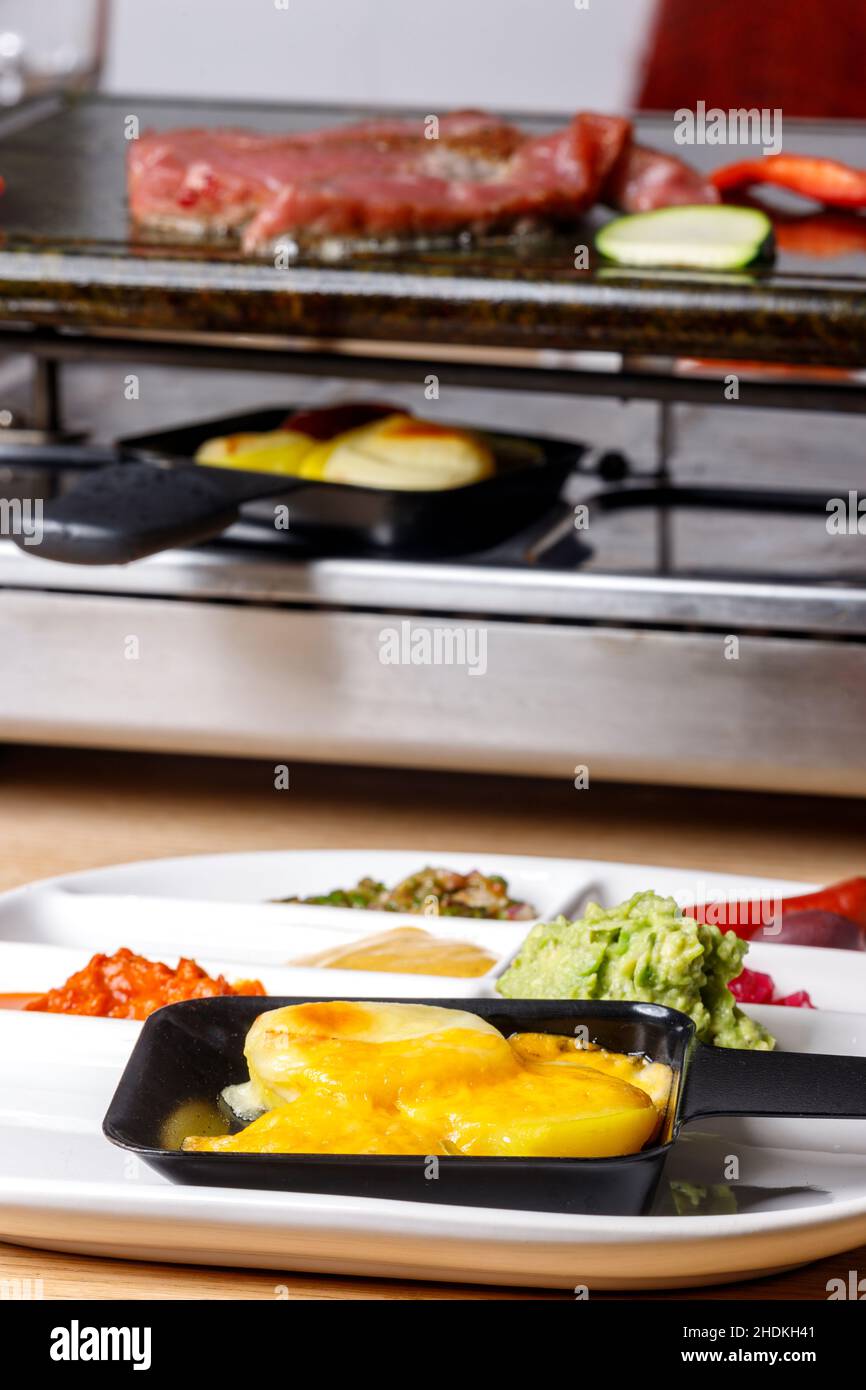 Raclette pan hi-res stock photography and images - Alamy