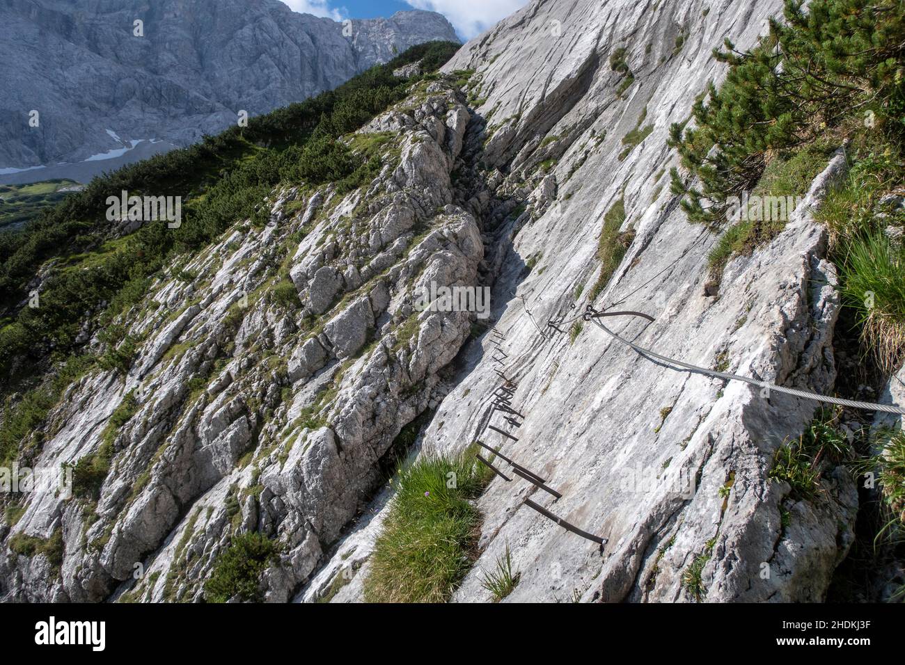 rock face, wire rope, via ferrata, rock faces, wire ropes, via ferratas ...