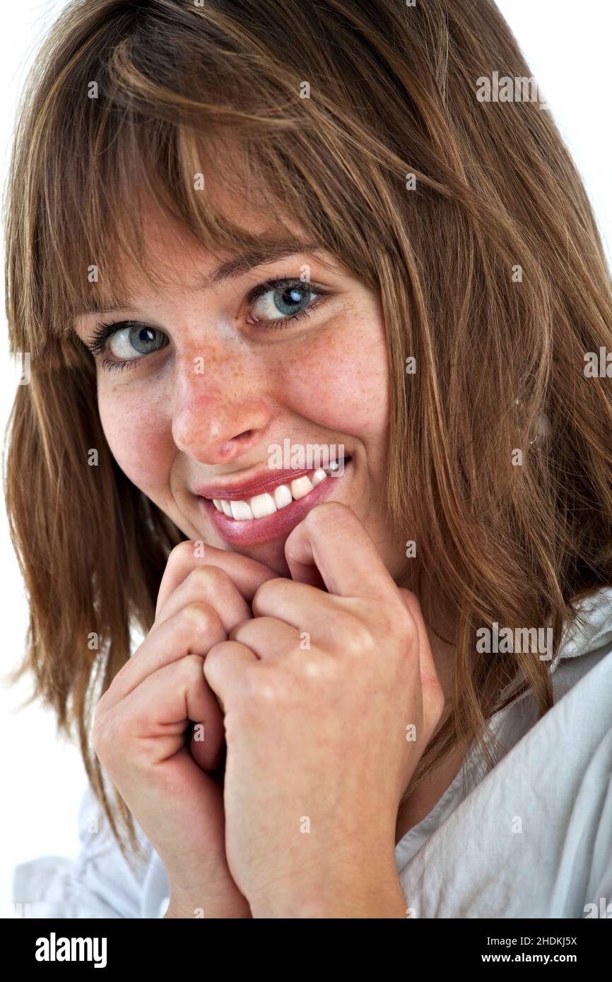 young woman, summer freckle, girl, girls, woman, young women, freckles ...