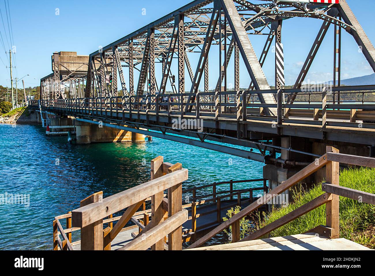 Princes highway, Narooma Bridge Stock Photo - Alamy