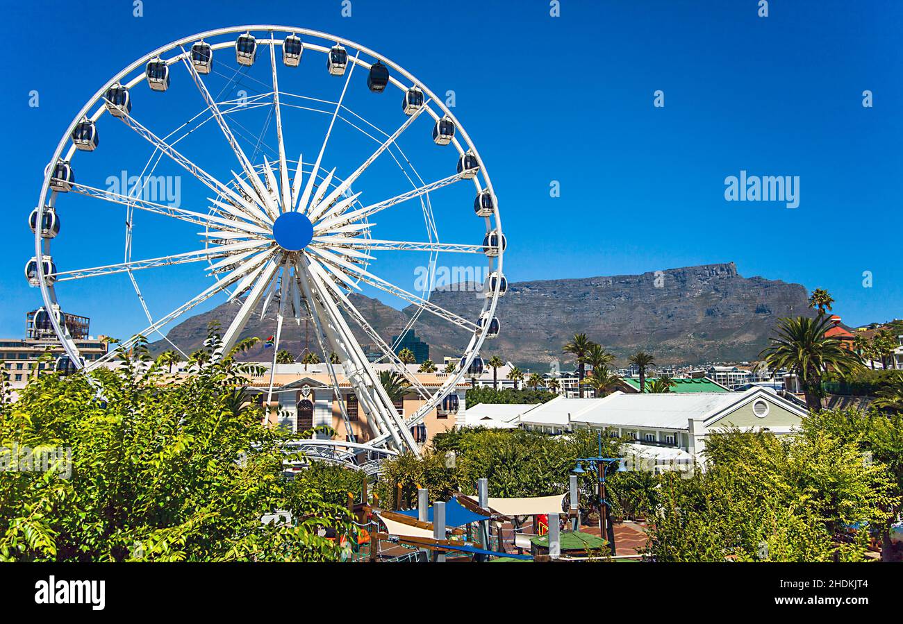 ferris wheel, cape town, victoria & alfred waterfront, ferris wheels ...