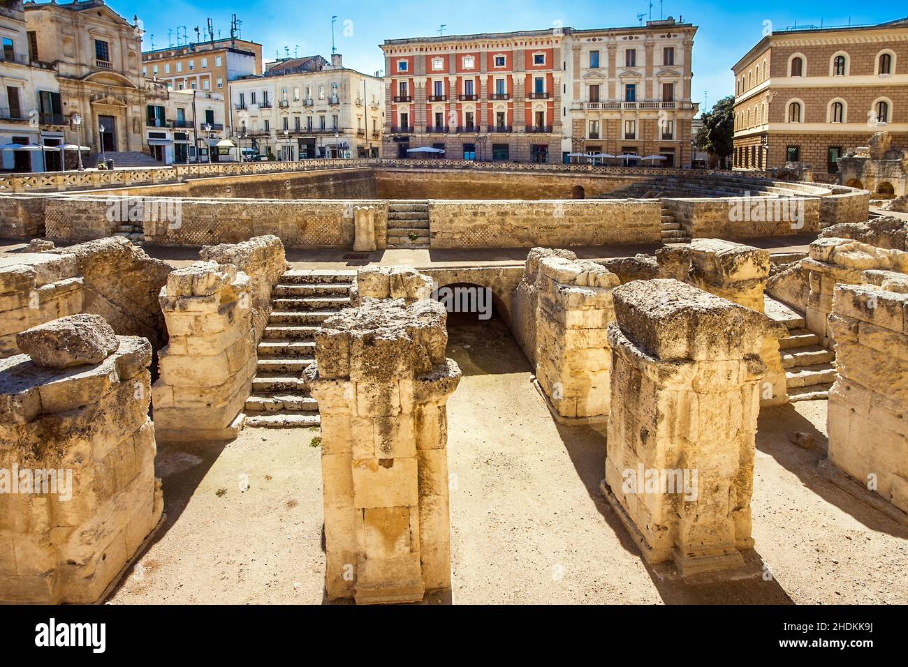 roman amphitheatre, lecce, roman amphitheatres Stock Photo - Alamy