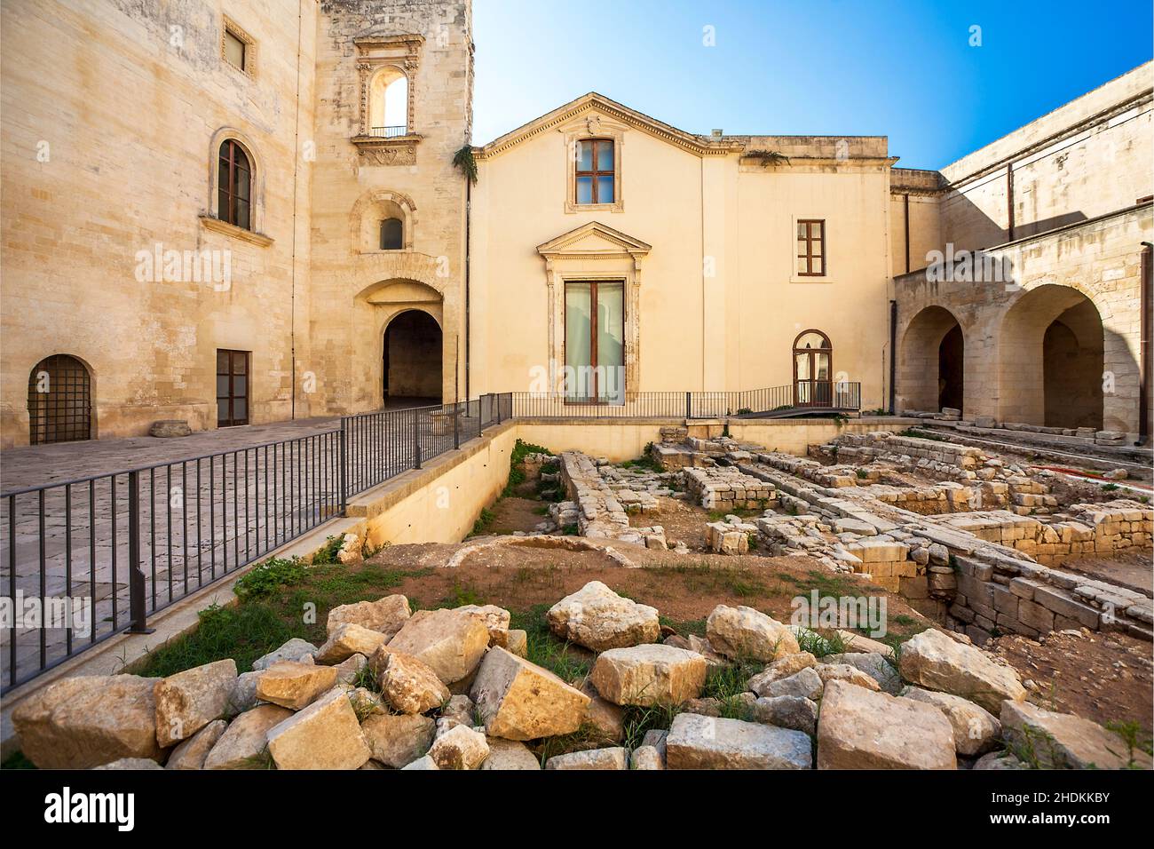 castello di lecce Stock Photo - Alamy