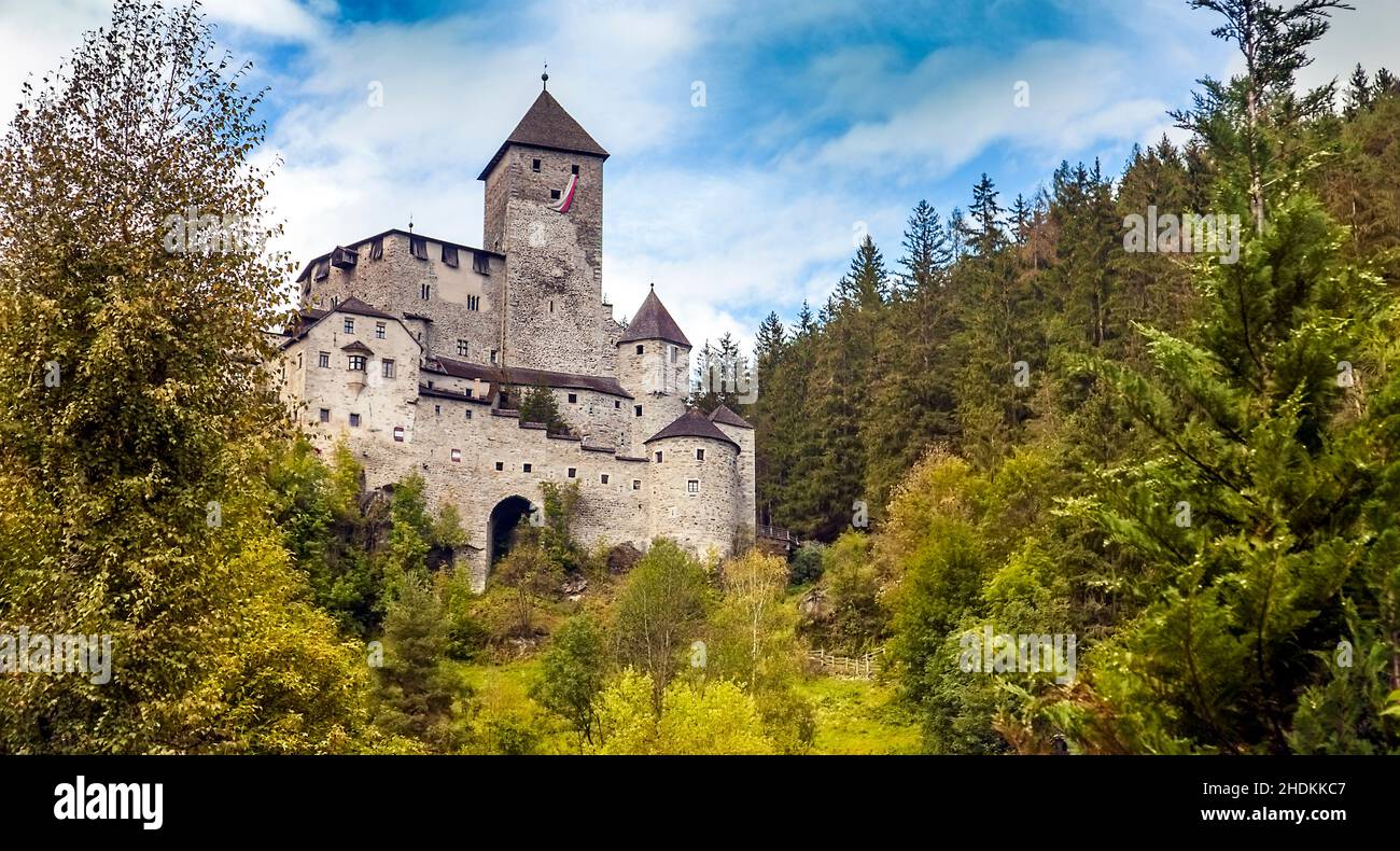 castle, taufers castle, castles, tures castles Stock Photo - Alamy