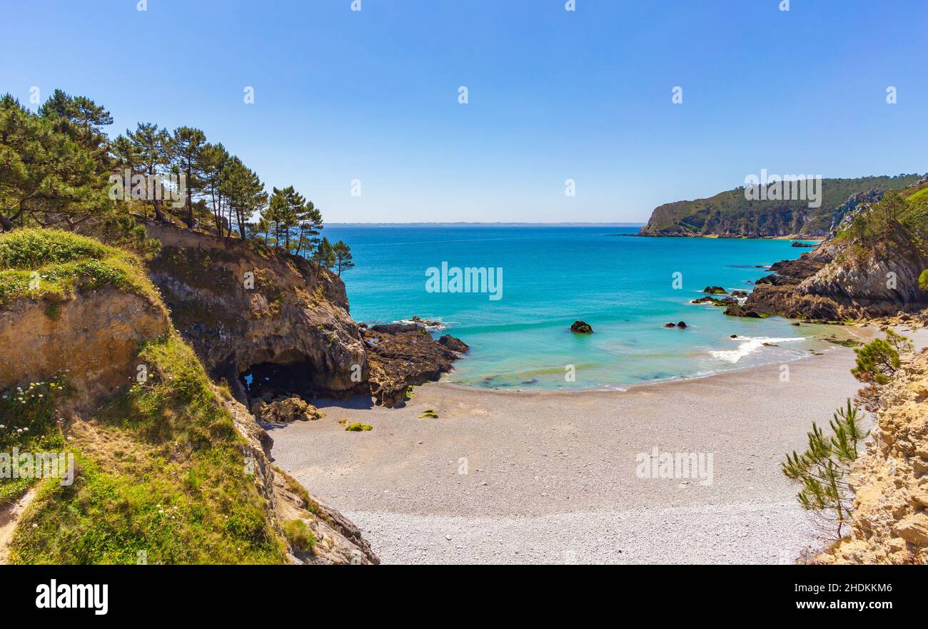 beach, crozon, beaches, seaside, crozons Stock Photo - Alamy