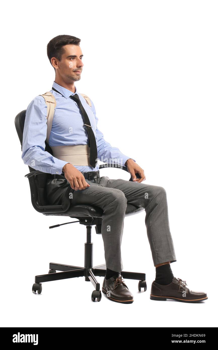 Back brace support Cut Out Stock Images & Pictures - Alamy