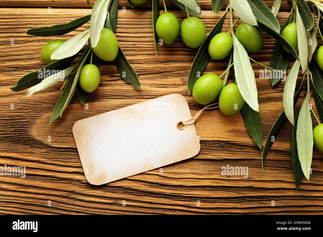 olives, label, green olives, olive, labels, green olive Stock Photo - Alamy