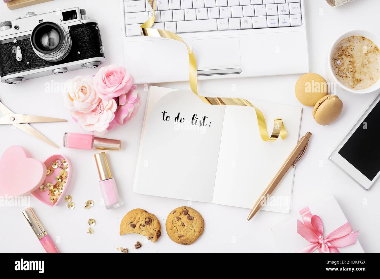 desk, creativity, to-do list, desks, creativities Stock Photo - Alamy