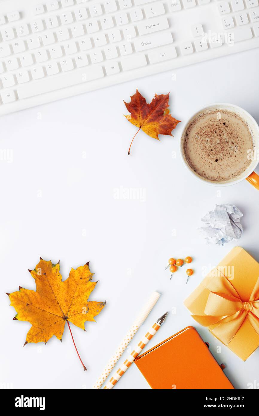 autumn, computer workstation, fall, computer workstations, desktop pc ...