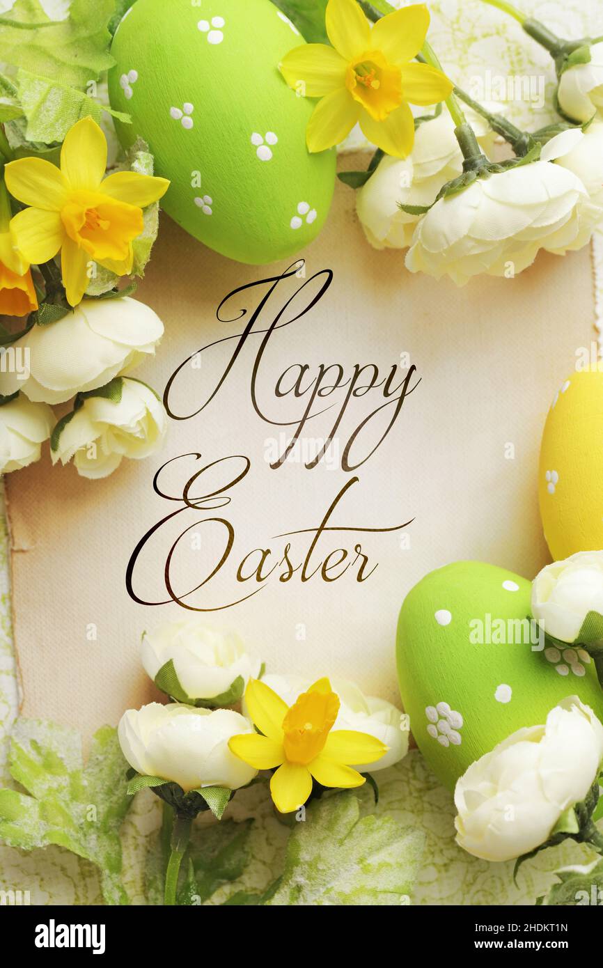 Happy easter cards hi-res stock photography and images - Alamy