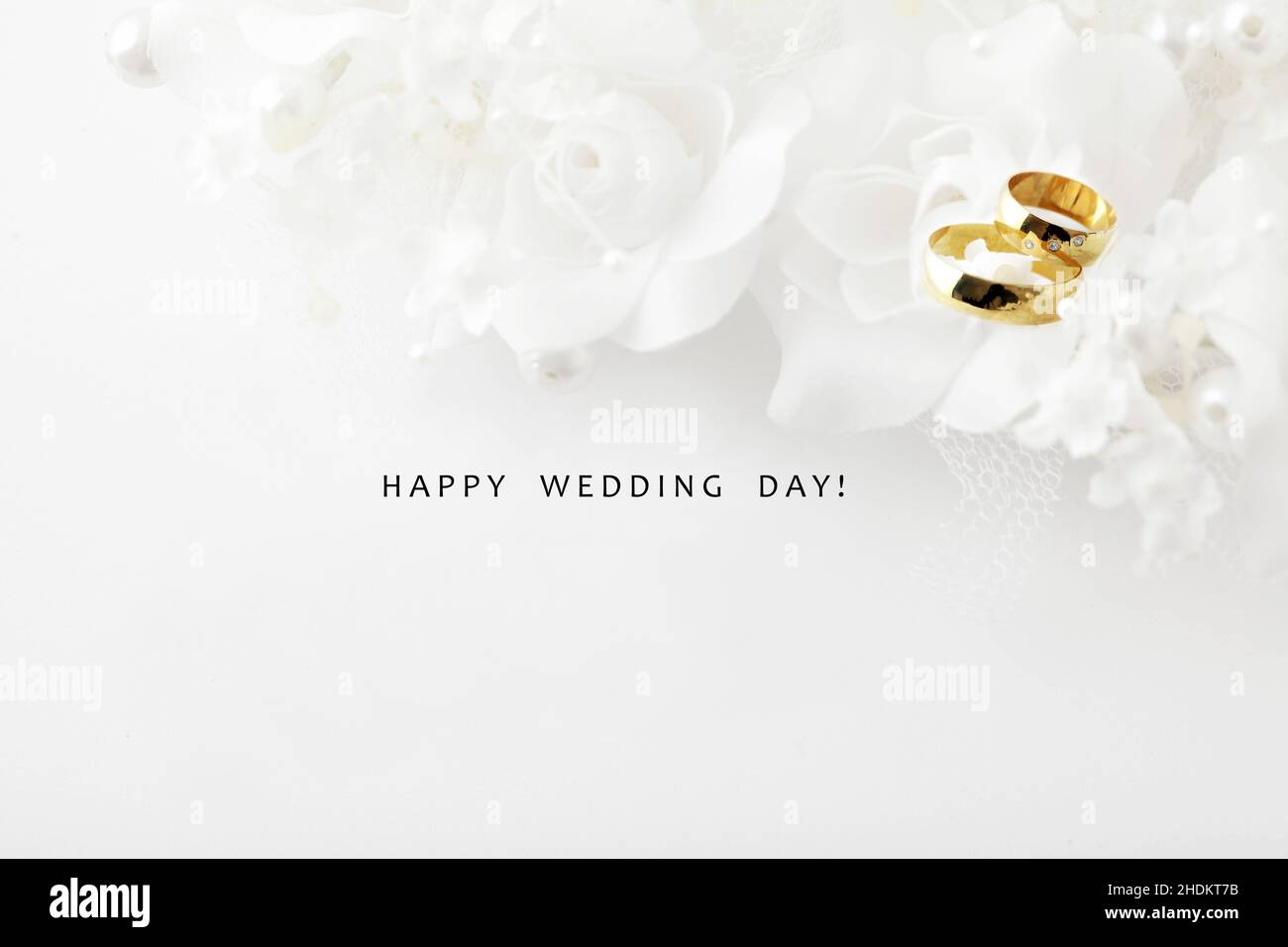 wedding card, happy wedding day Stock Photo - Alamy