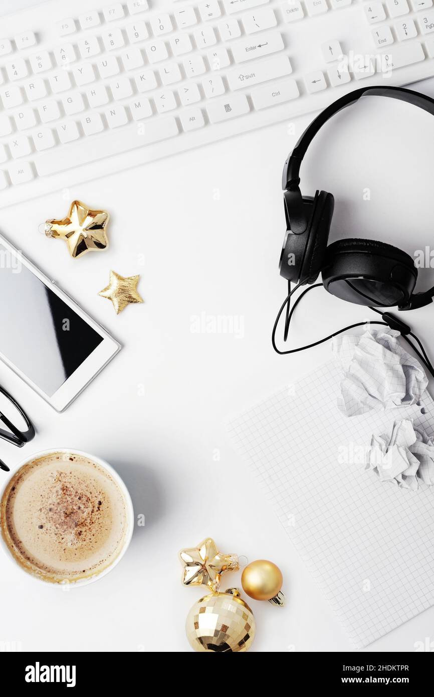 christmas, desk, merry christmas, x-mas, xmas, desks Stock Photo - Alamy